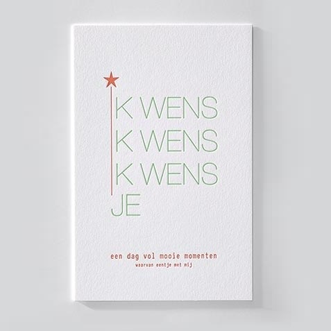 Ik wens - wenskaart | Gouts et couleurs