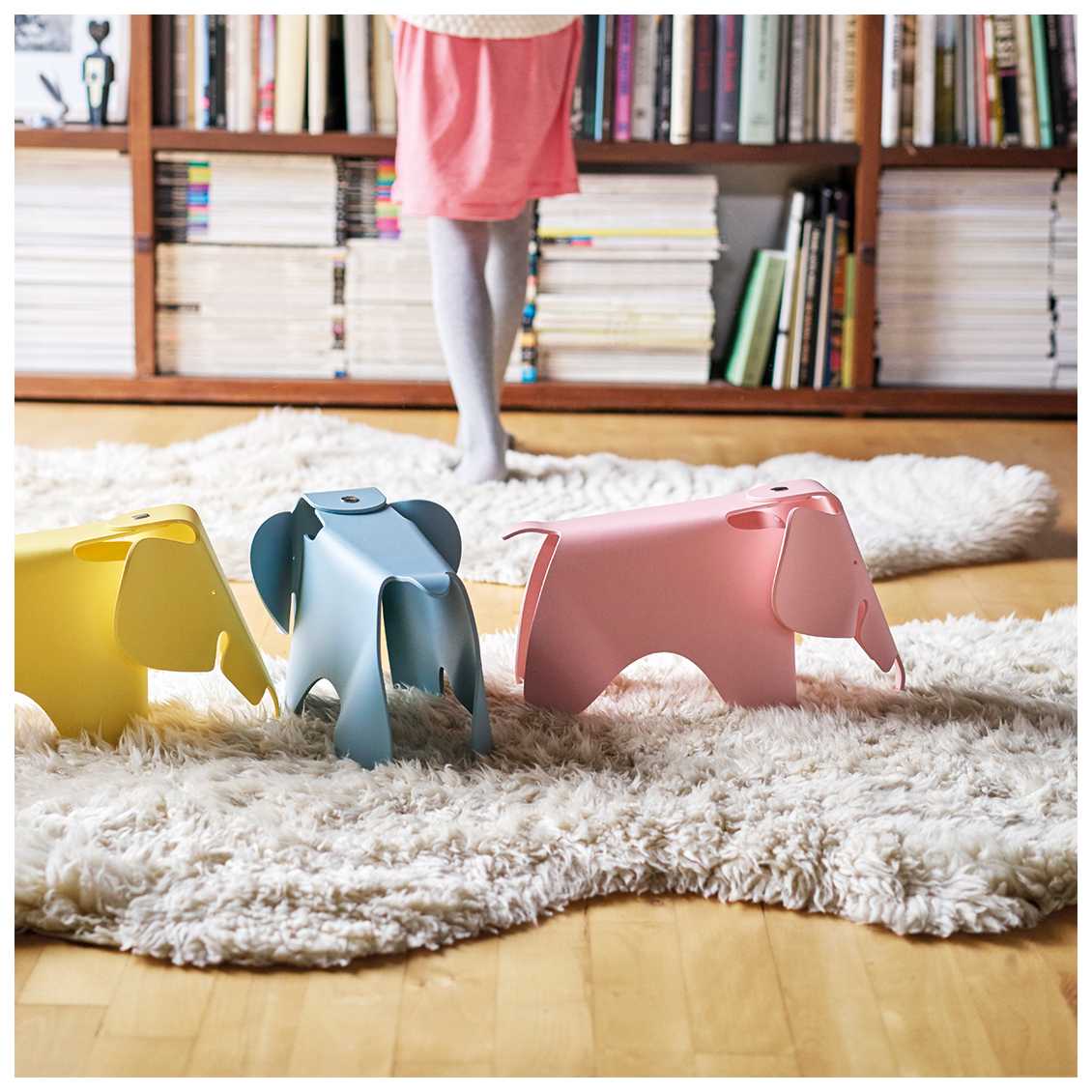 Eames elephant - small - poppy red | Gouts et couleurs