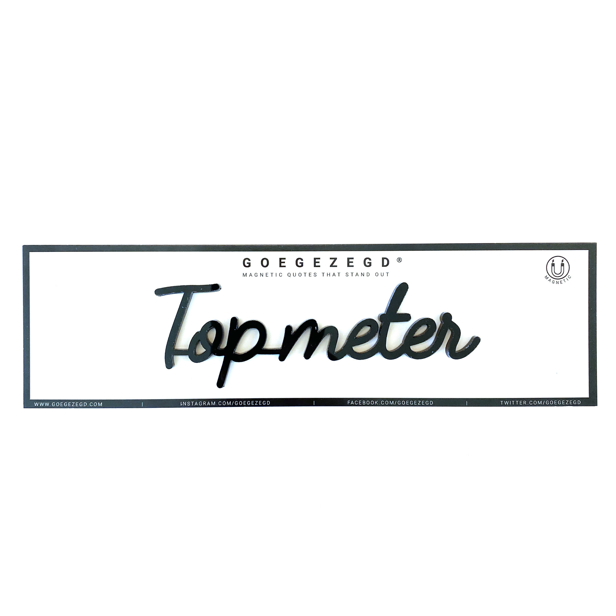 Top meter - magneet | Gouts et couleurs