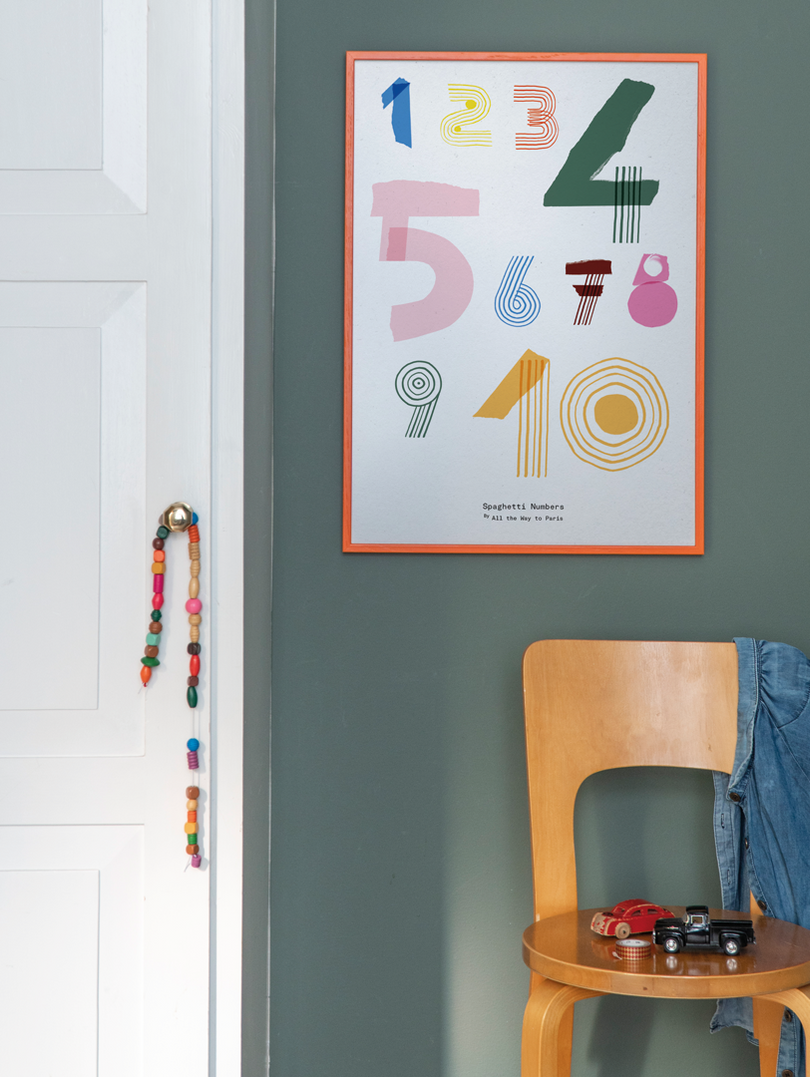 Spaghetti numbers - 50 x 70 | Gouts et couleurs